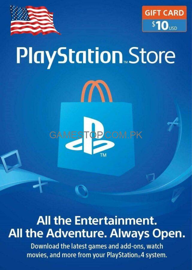 10$ PlayStation Store Gift Card USA Region [Digital Code] – GameStop Pakistan