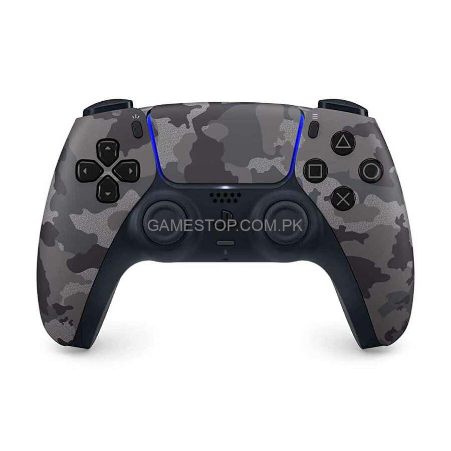 DualSense Wireless Controller – Gray Camouflage – GameStop Pakistan