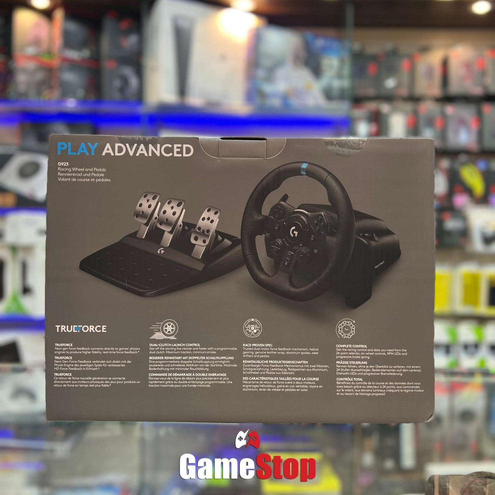 Logitech G923 Racing Wheel and Pedals for PS5, PS4 and PC – GameStop ...
