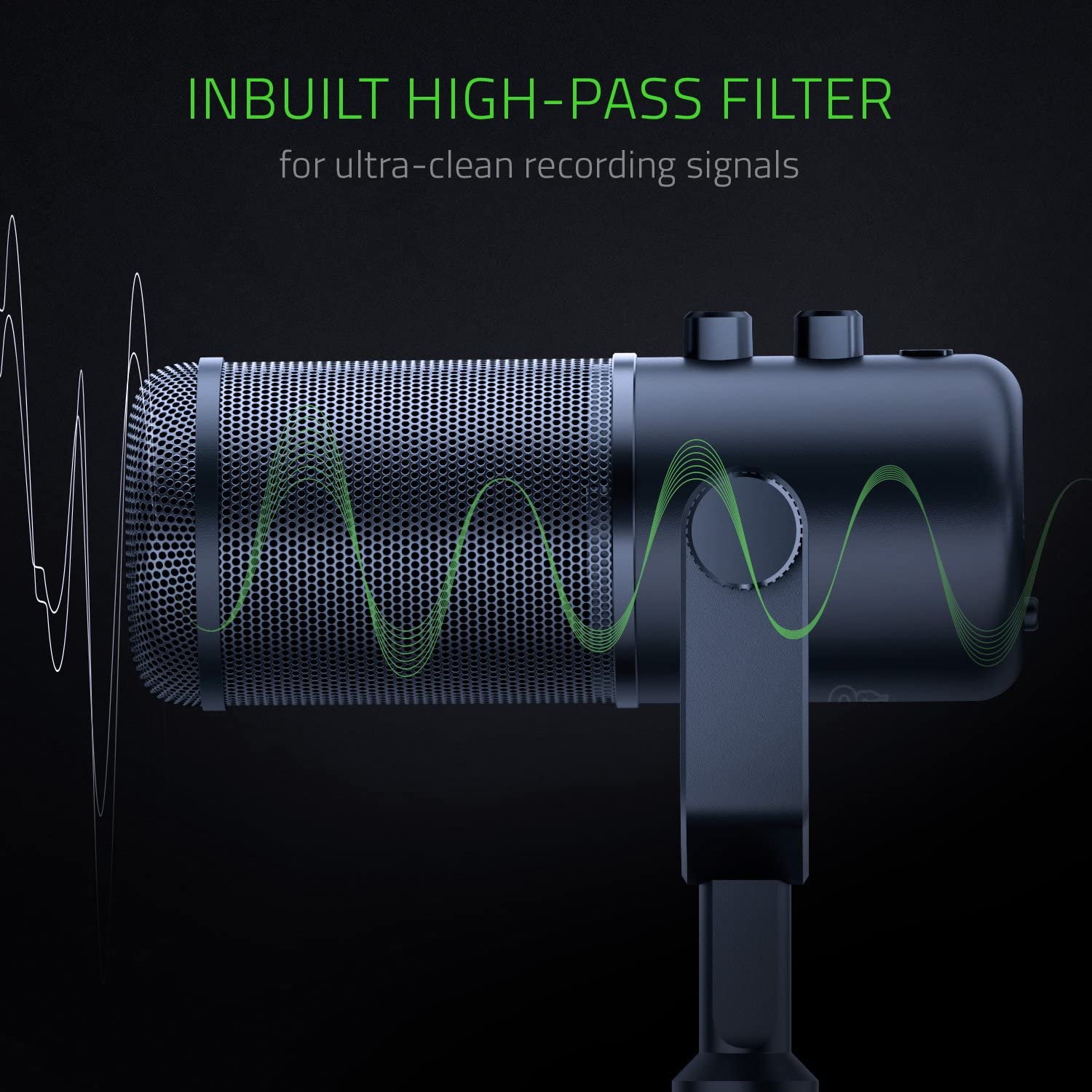 Razer Seiren Elite Studio-Grade Multi-Pattern USB Digital Microphone ...