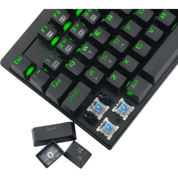 T-Dagger Corvette T-TGK302-BL Gaming Mechanical Keyboard – GameStop ...