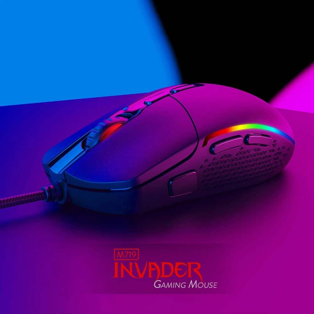 Redragon M719 Invader Wired Optical Gaming Mouse 10,000 DPI – GameStop ...