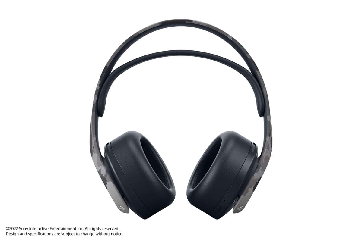 PlayStation Pulse 3D Wireless Headset - (Gray Camouflage) – GameStop ...