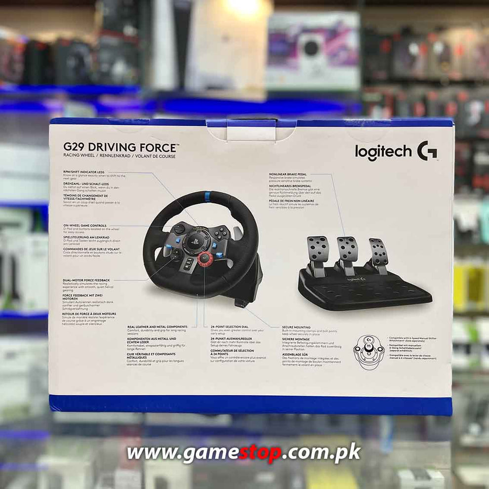 Logitech G29 Driving Force Racing Wheel - PS5 Edition – GameStop Pakistan