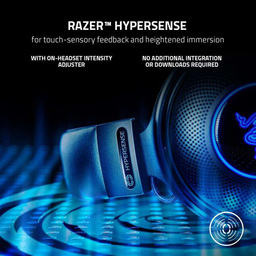 Razer Kraken V3 Pro HyperSense Wireless Gaming Headset w/Haptic Techno ...