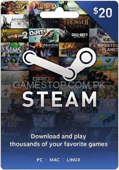 Steam Gift Cards (USD) – GameStop Pakistan