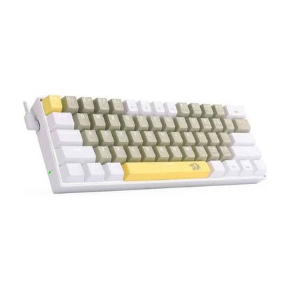 Redragon K606 LAKSHMI 60% Mechanical Gaming Keyboard (BROWN Switch) Wh ...